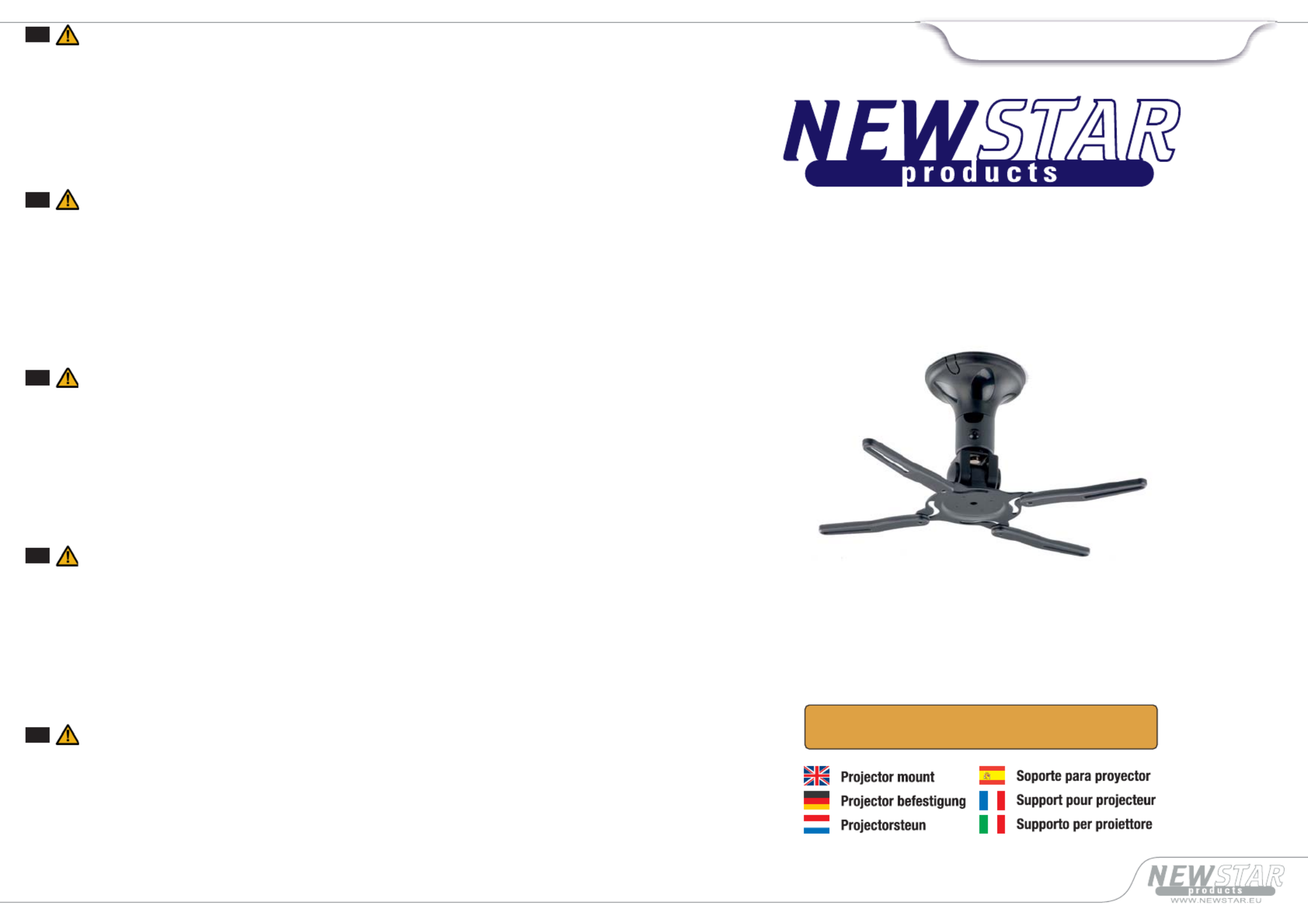 Newstar BEAMER-C50 Handleiding